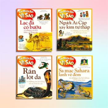 Combo 4 cuốn Em Muốn Biết Vì Sao: Lạc đà có bướu, Người Ai cập xây kim ...