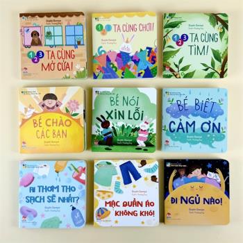 Combo Bé Thông Minh: Vui Học Số Đếm + Những Tiếng Đầu Đời + Sinh Hoạt ...