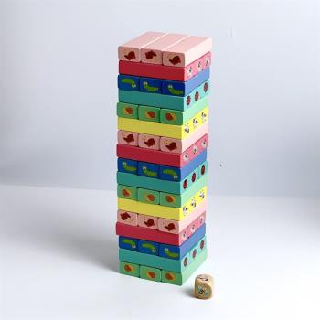 ĐỒ CHƠI RÚT GỖ DOMINO - 51 THANH MÀU CÓ HÌNH - Những Vì Sao